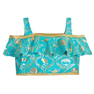 Disney | Swim | Disney Jasmine Deluxe Swimsuit For Girls Aladdin | Poshmark